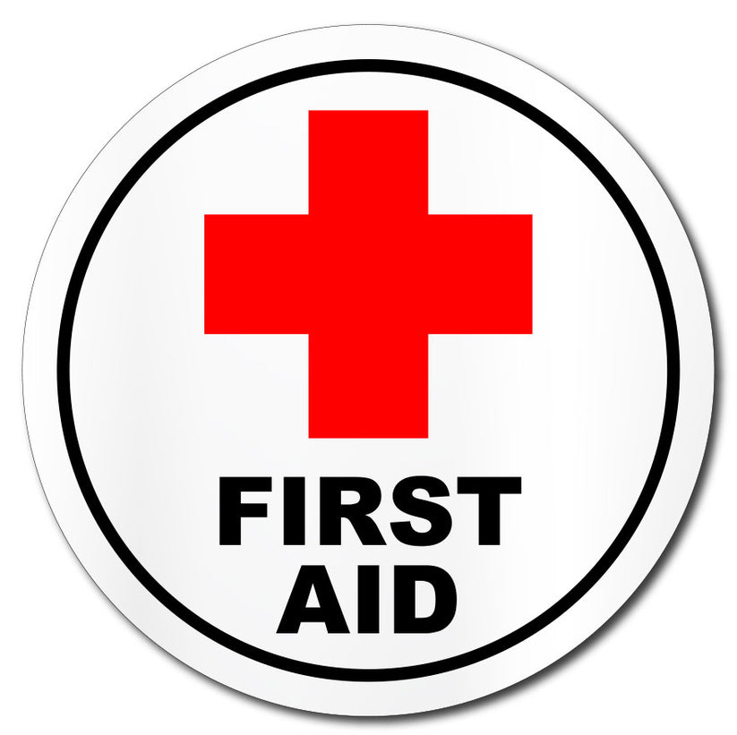 Red Medical Cross Decal for Hard Hats or Other Smooth Surfaces – Accent ...