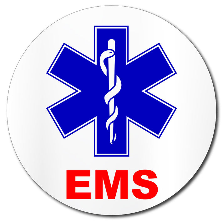 EMS Sticker with Medic Cross | First Responder Hard Hat Decal – Accent ...